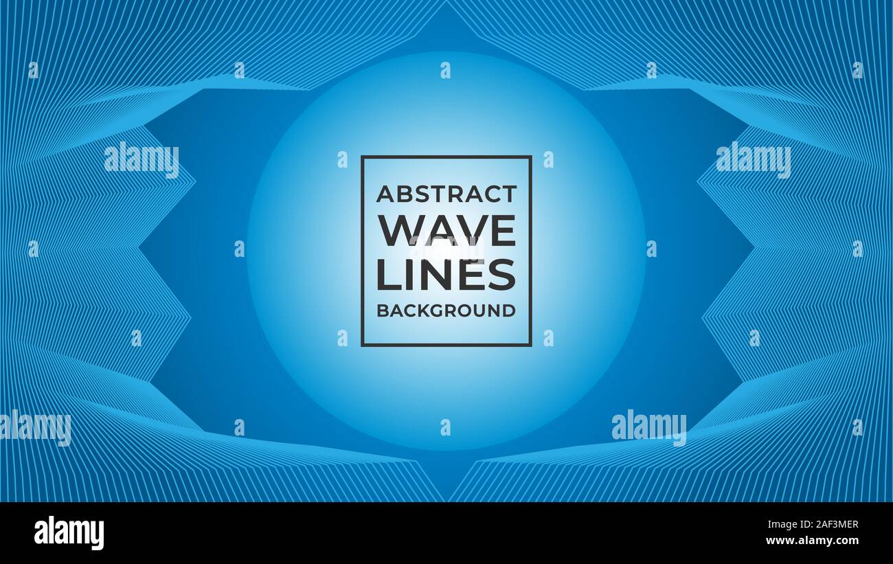 Beautiful Spectrum Wave Frame Design Concept, Abstract Wave Line ...