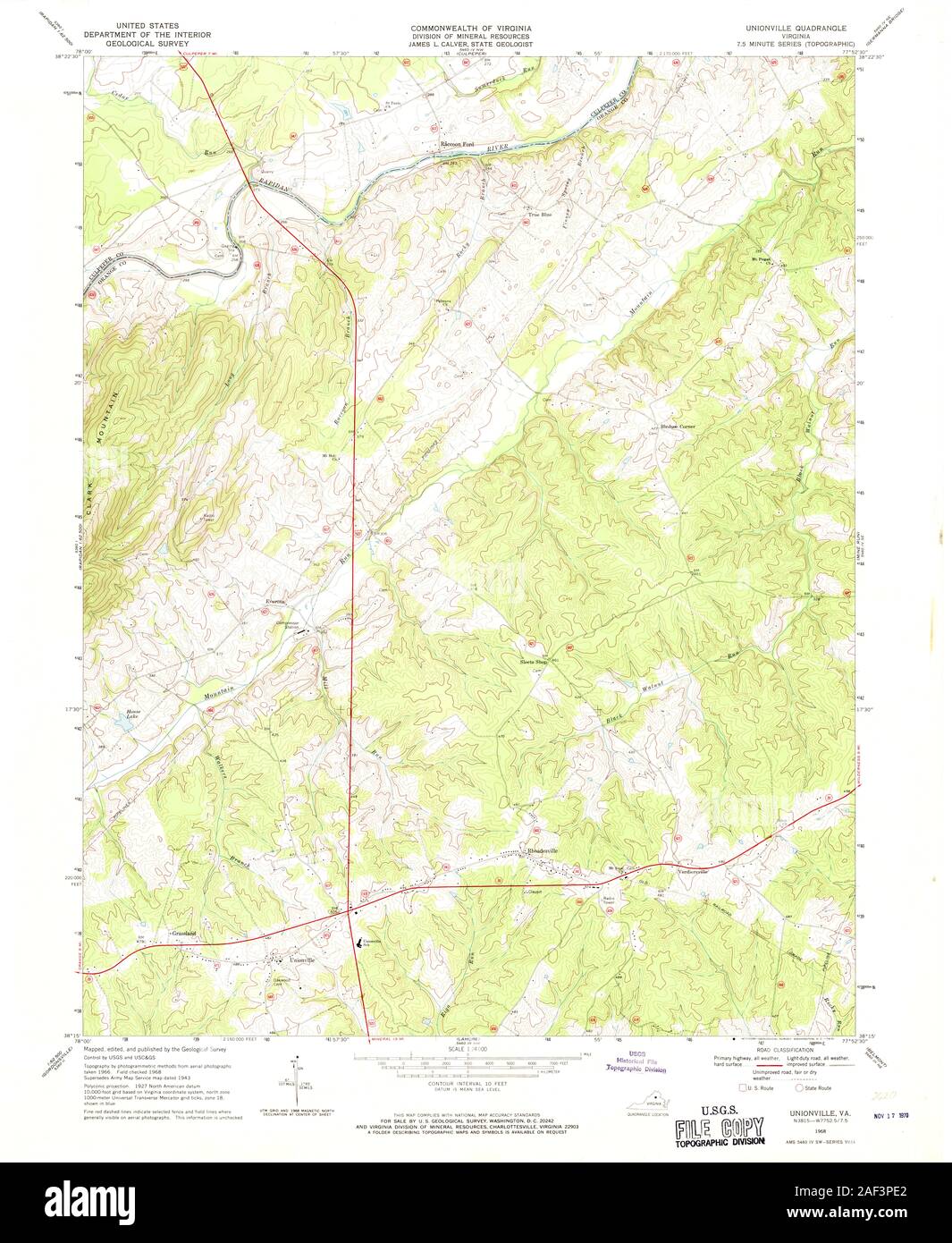 Map of unionville Cut Out Stock Images & Pictures - Alamy