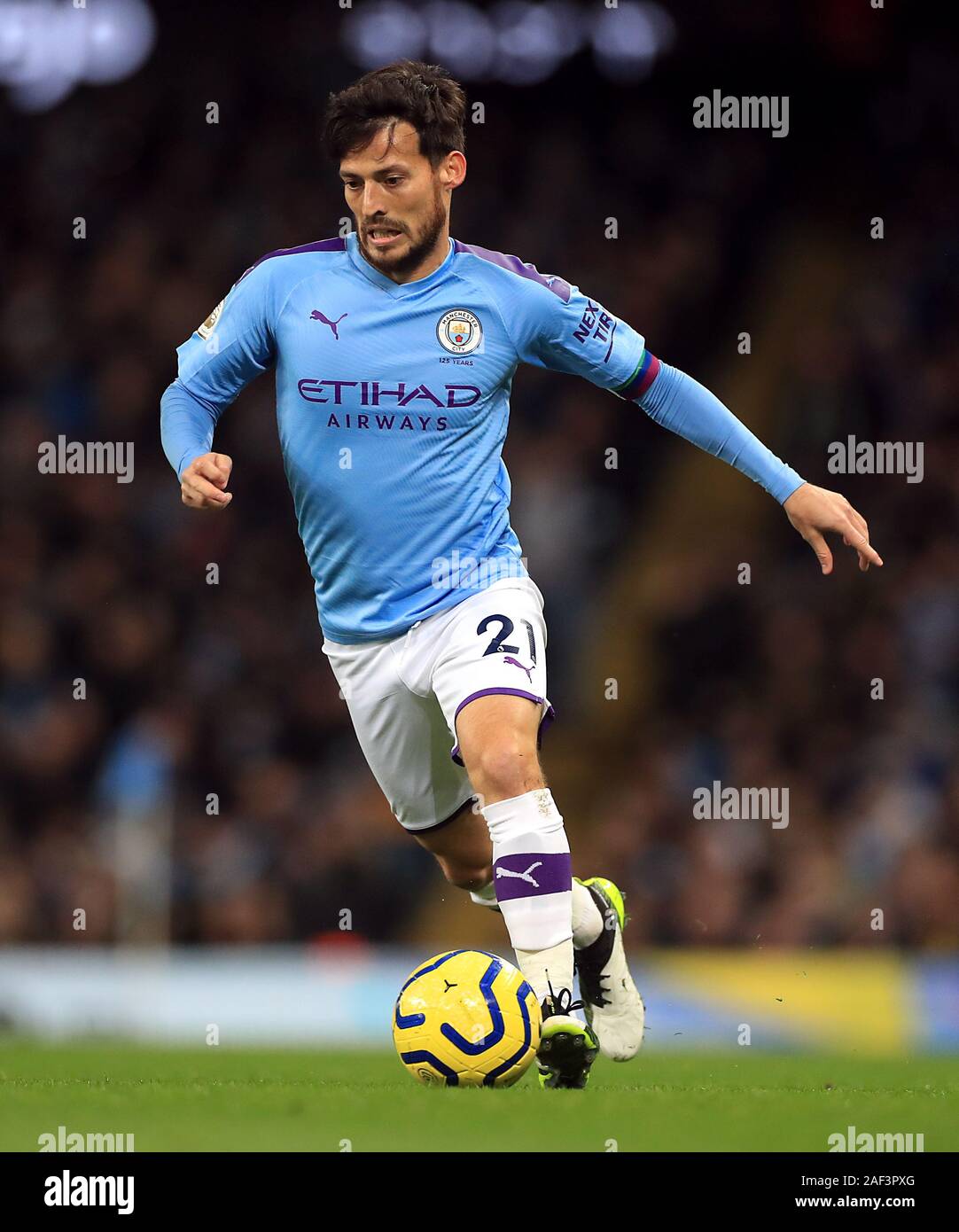 Manchester City's David Silva during the Premier League match at the ...