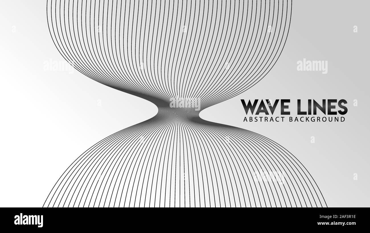 Beautiful Abstract Wave Line Background Design Template, Abstract Blend ...