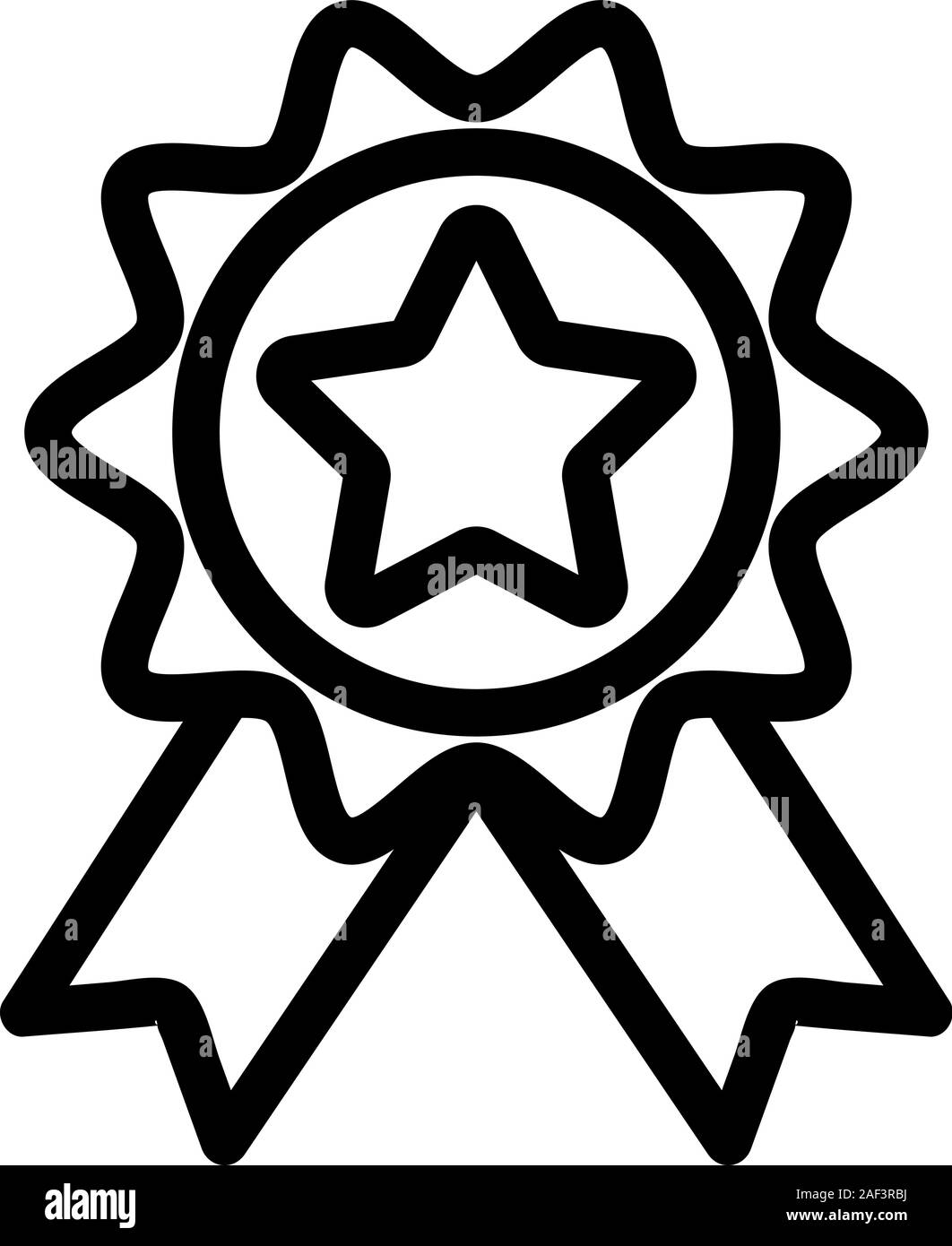 Reward for the party icon vector. Isolated contour symbol illustration ...