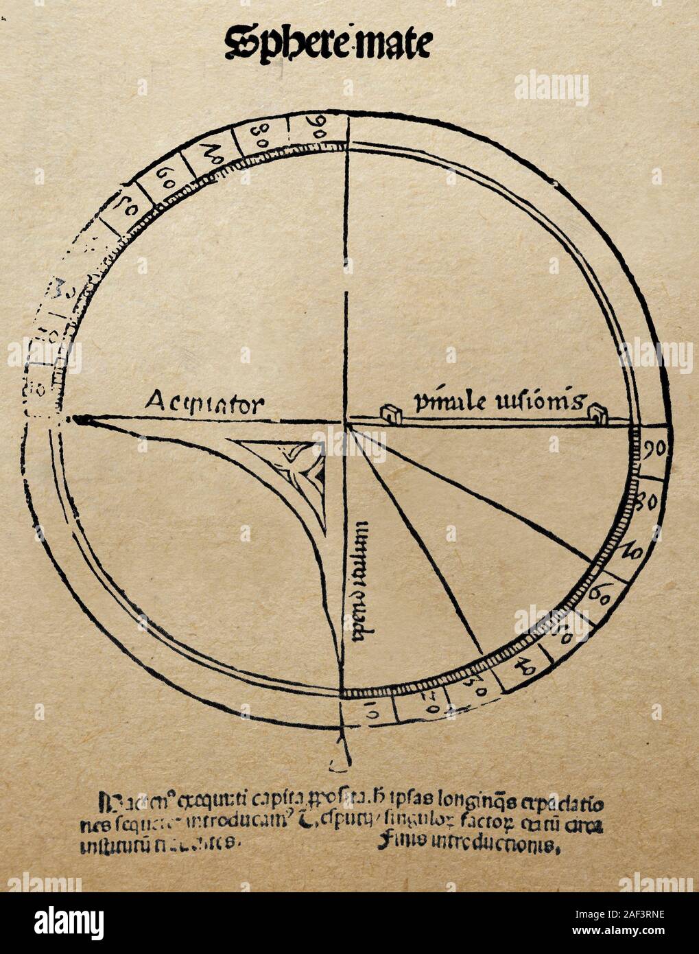 16th Century Astronomy Map High Resolution Stock Photography and Images ...