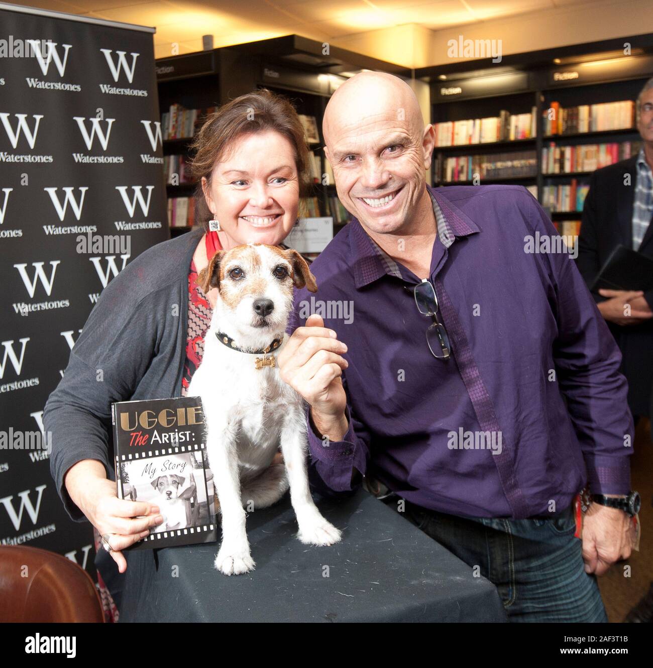 'Uggie' the Jack Russell star of the film The Artist' making a public ...