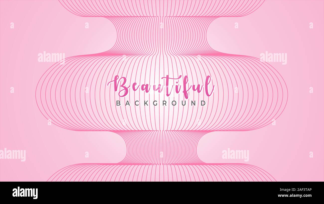 Beautiful Pinky Explosion, Abstract Wave Line Background Design ...