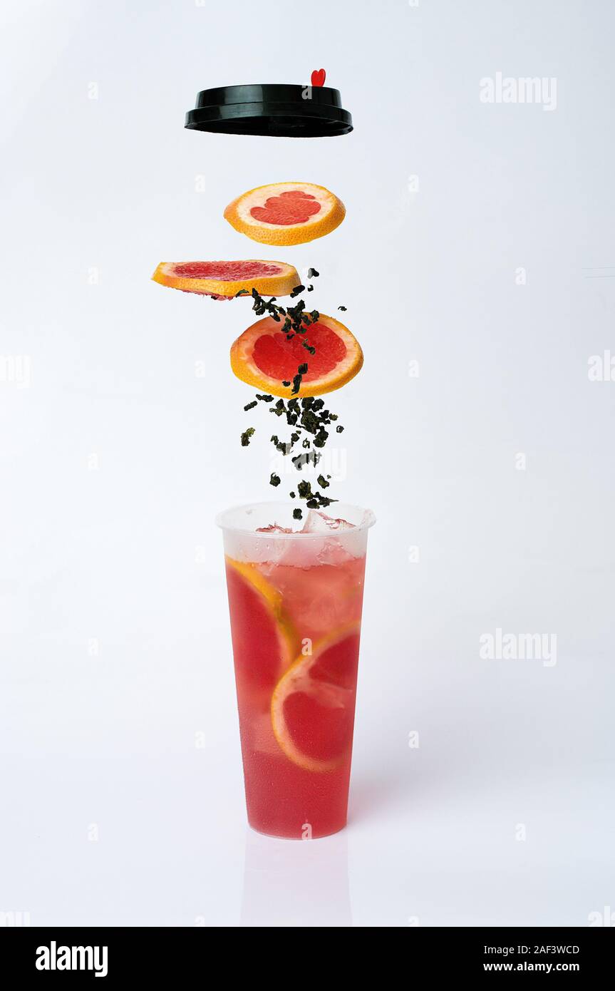 Fruit iced tea hi-res stock photography and images - Alamy