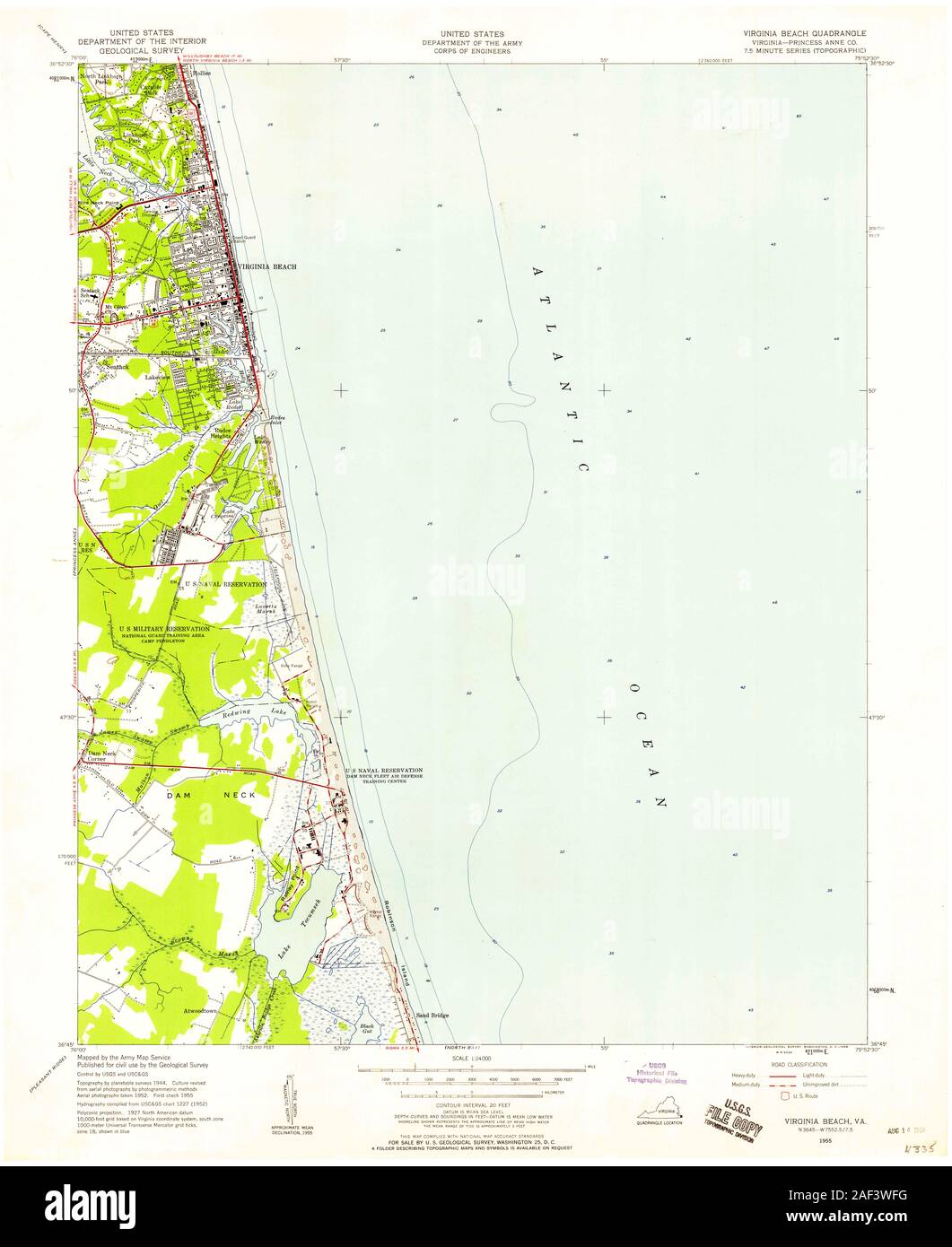 Virginia beach va map hi-res stock photography and images - Alamy