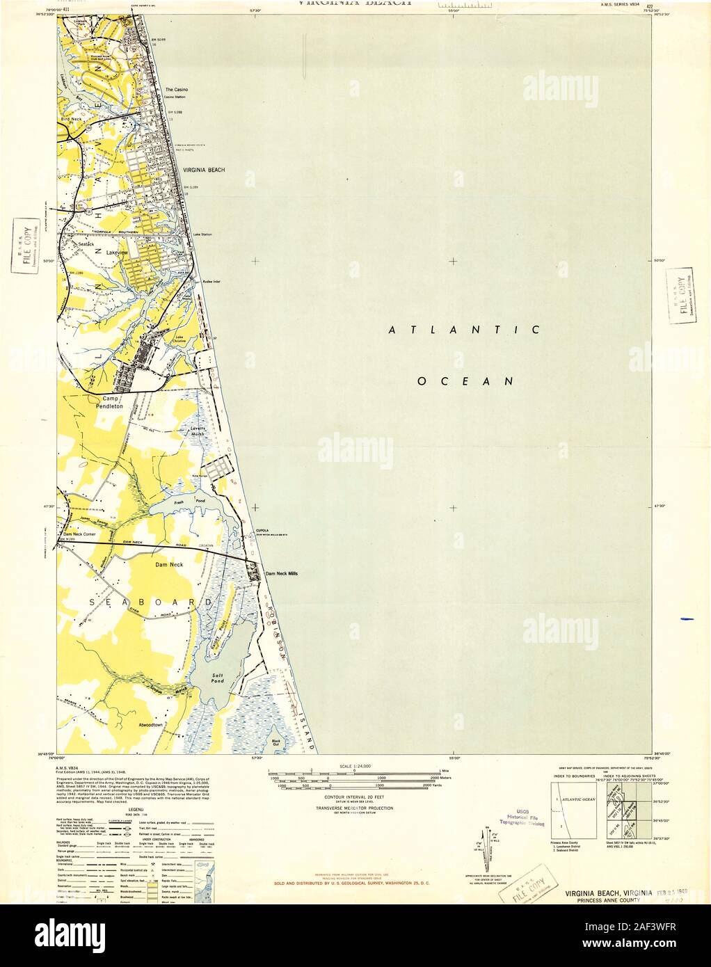 Virginia beach va map hi-res stock photography and images - Alamy
