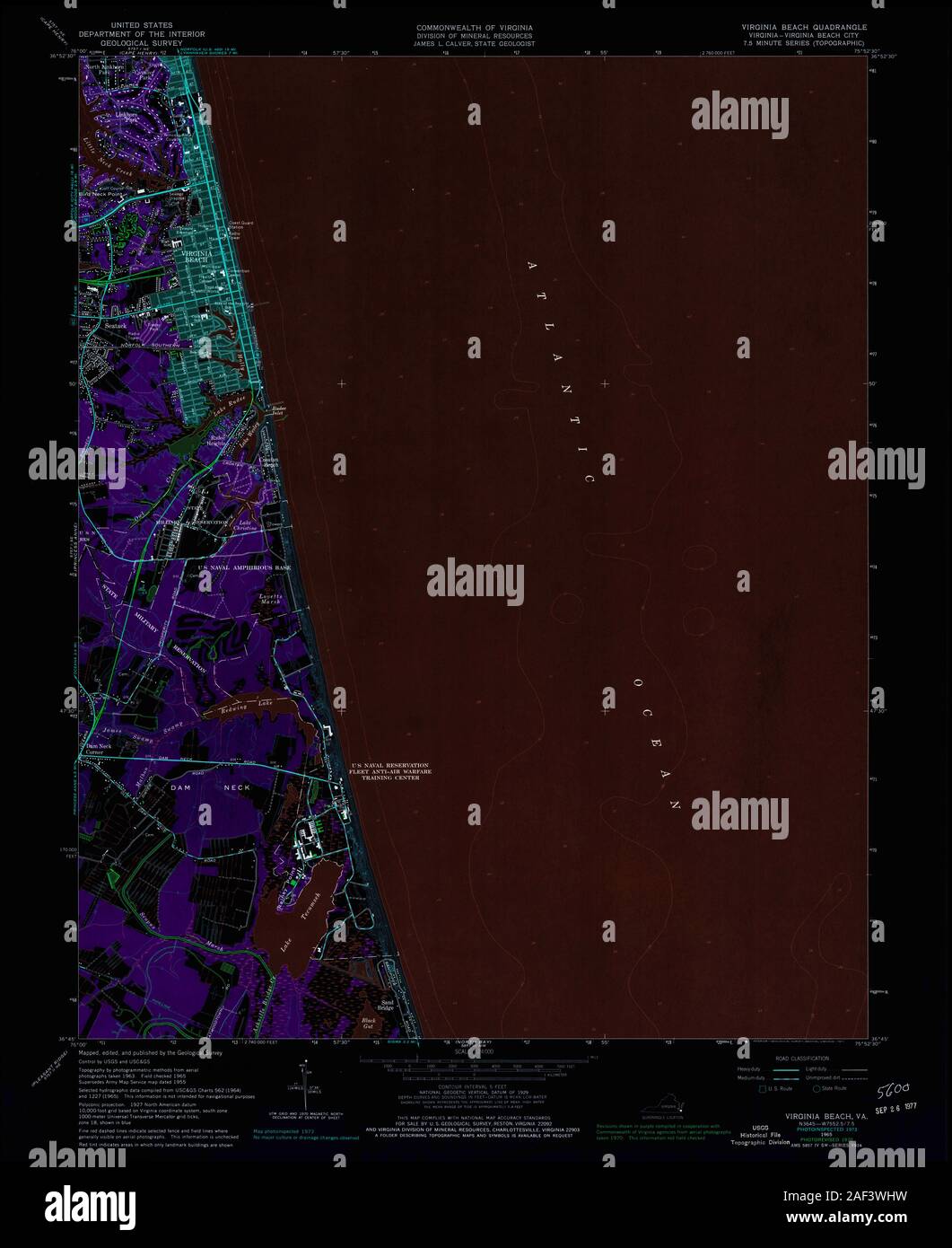 Virginia beach va map hi-res stock photography and images - Alamy