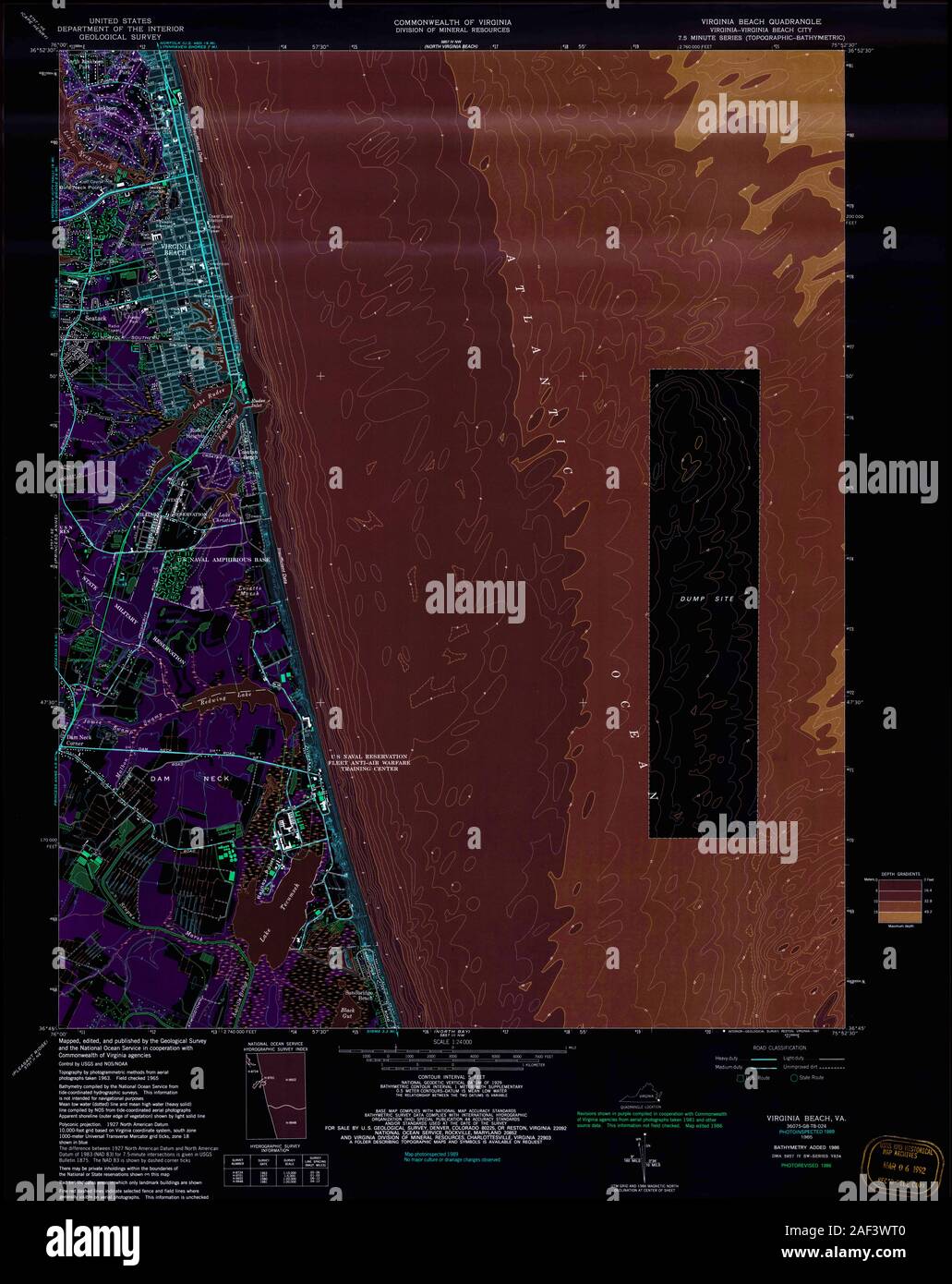 Virginia beach va map hi-res stock photography and images - Alamy