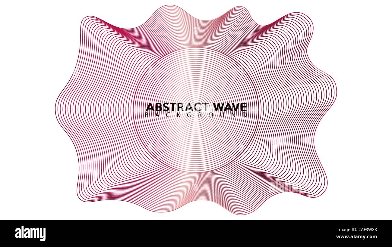 Metalic Spectrum Audio, Abstract Wave Line Background Design Template ...