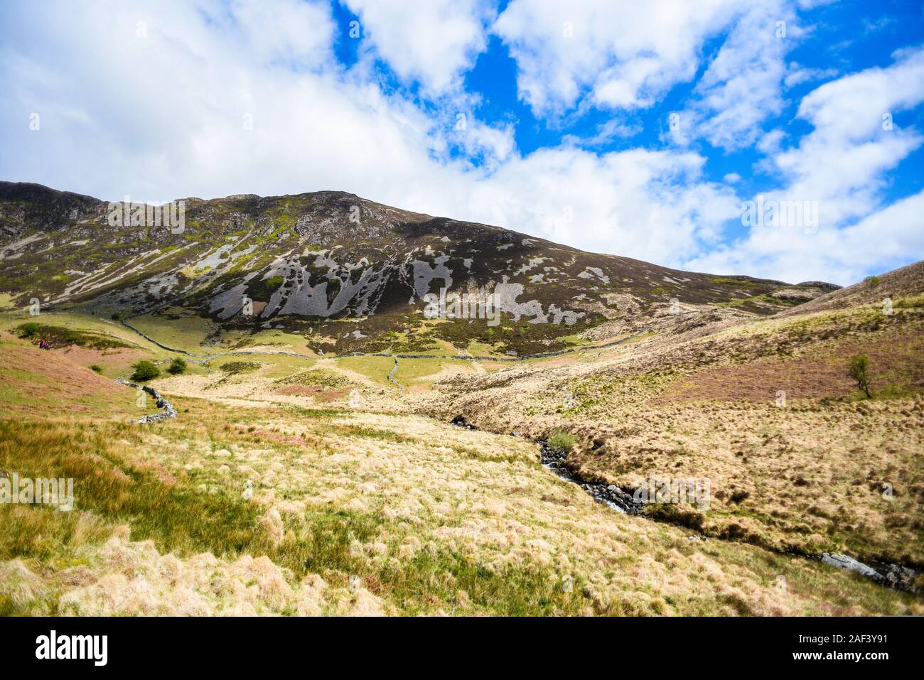 Snowdonia park landscape in England Stock Photo - Alamy