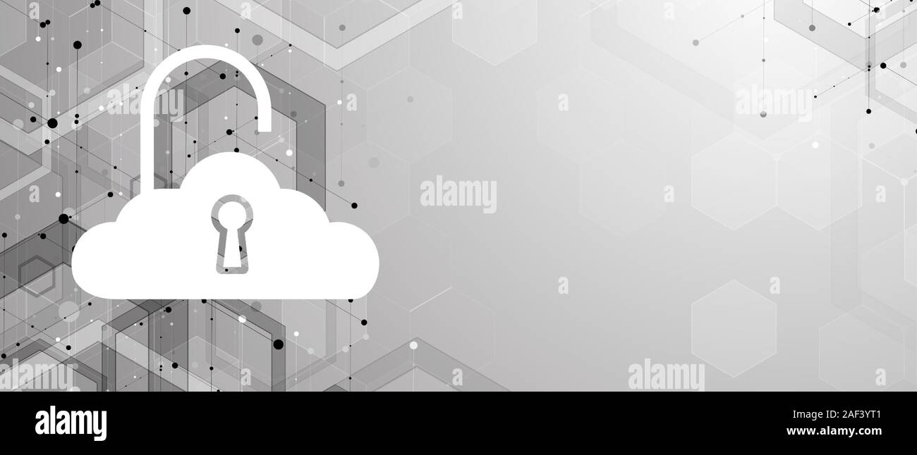 Cybersecurity illustration Black and White Stock Photos & Images - Alamy