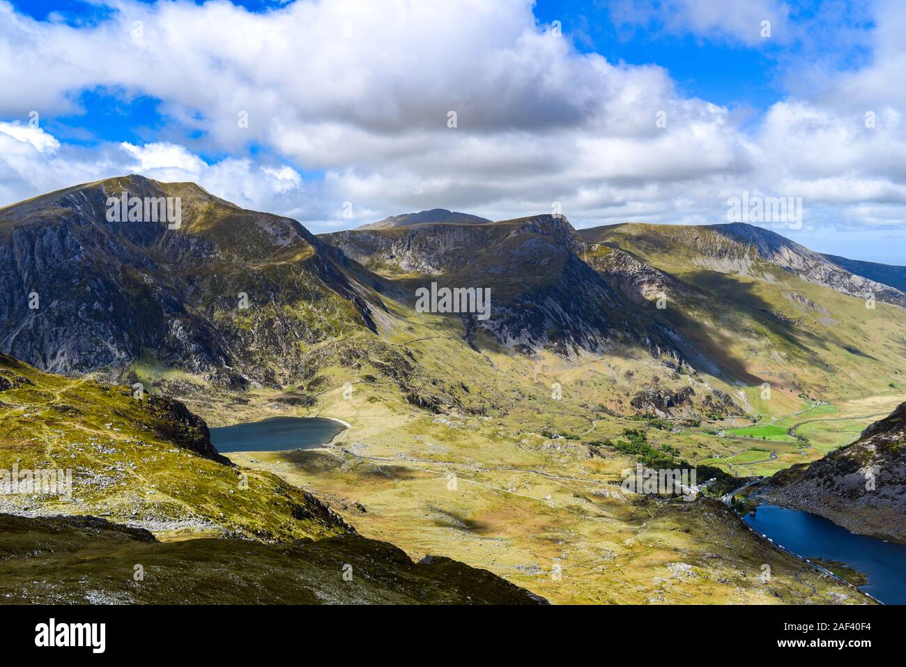 Snowdonia park landscape in England Stock Photo - Alamy