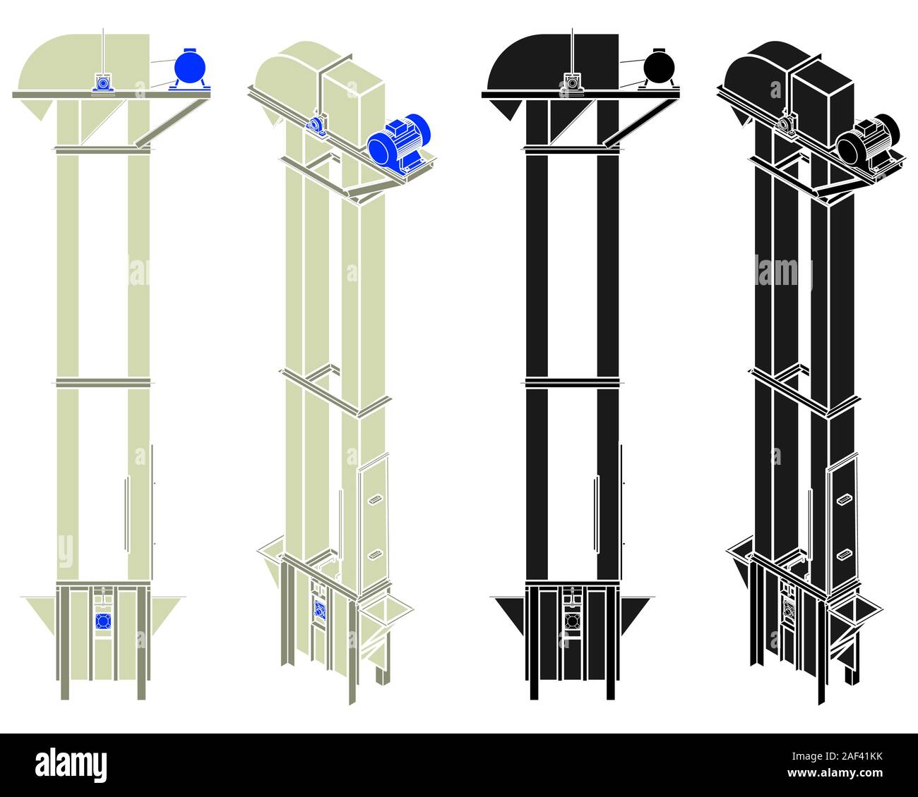 Grain stream Stock Vector Images - Alamy