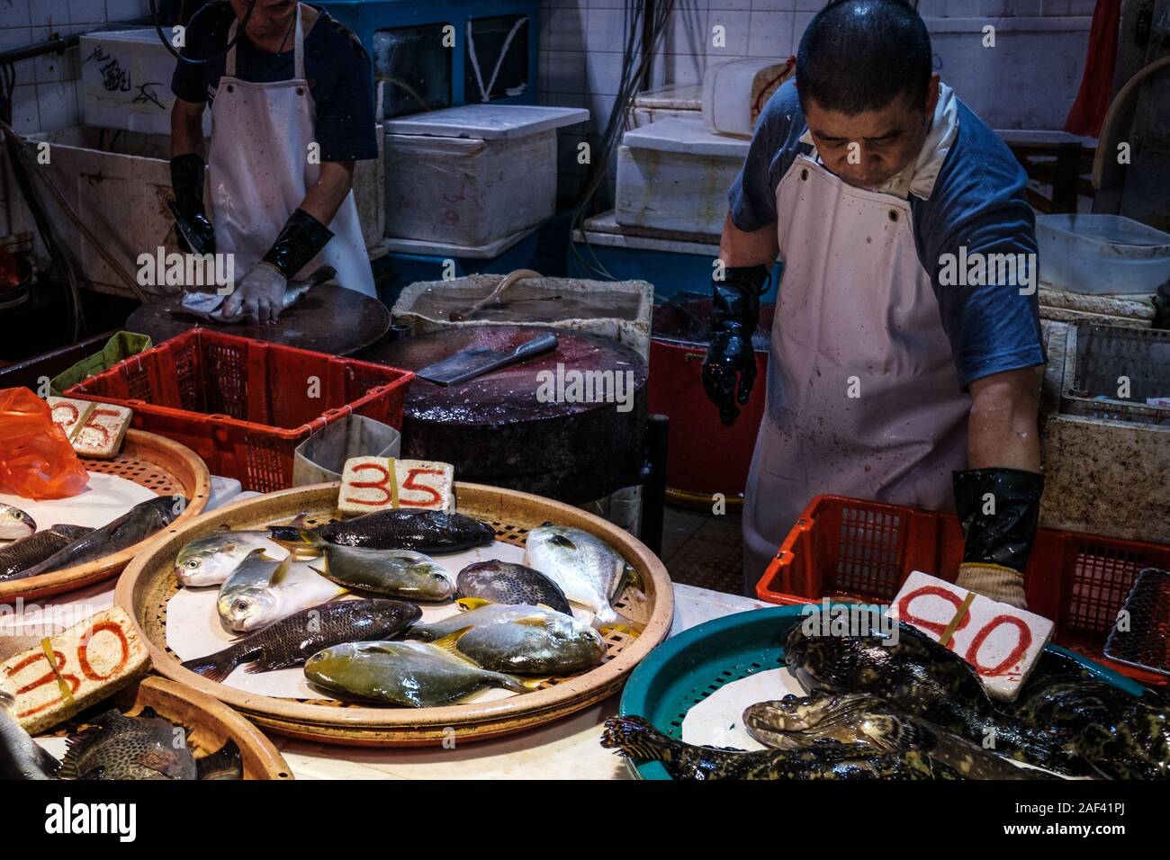 China fish market hi-res stock photography and images - Alamy
