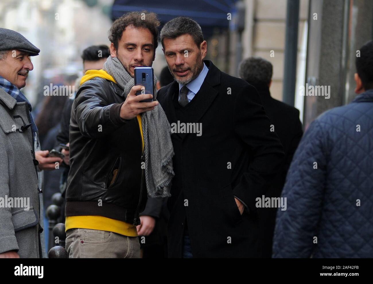 Milan, Zvonimir Boban in the center Zvonimir Boban former Croatian ...