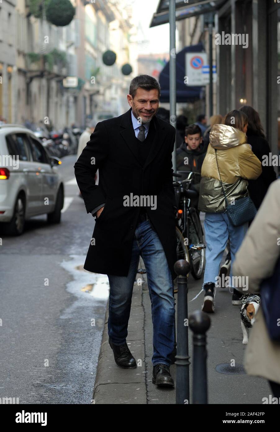 Milan, Zvonimir Boban in the center Zvonimir Boban former Croatian ...