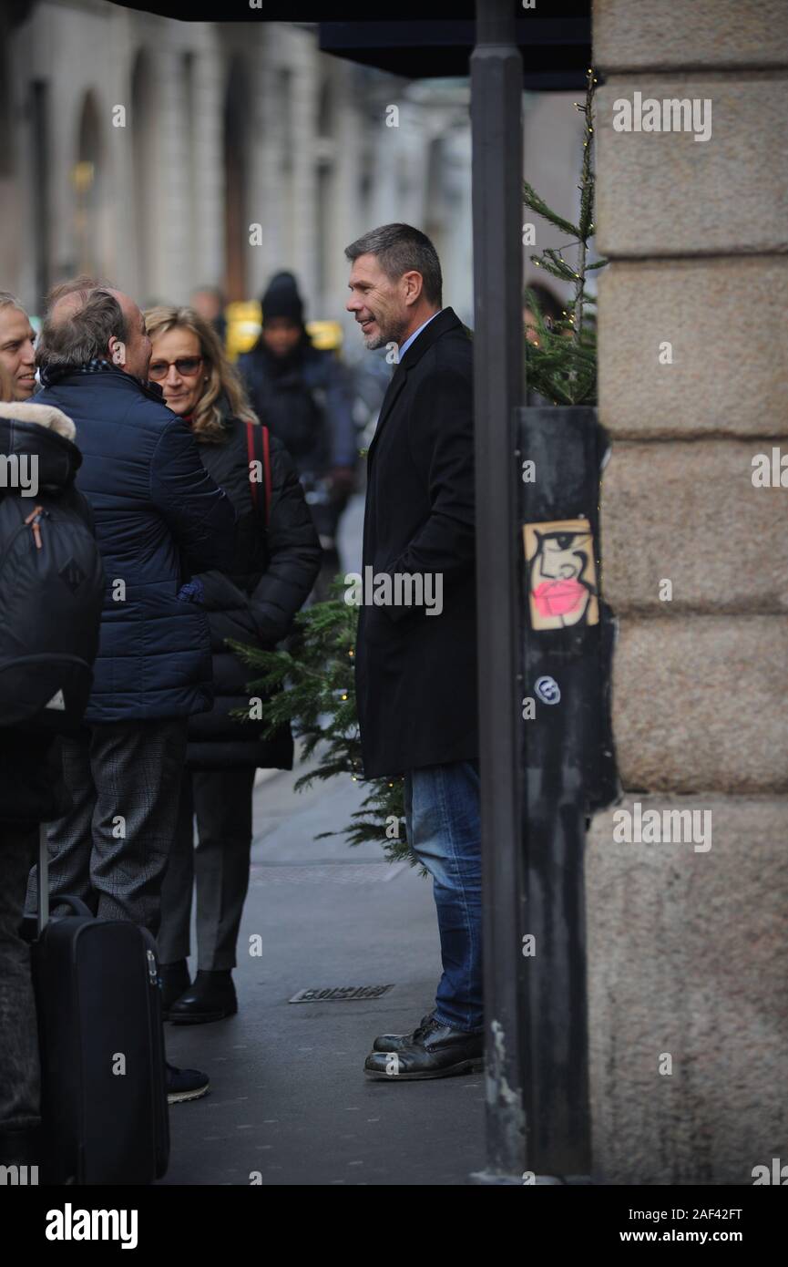 Milan, Zvonimir Boban in the center Zvonimir Boban former Croatian ...