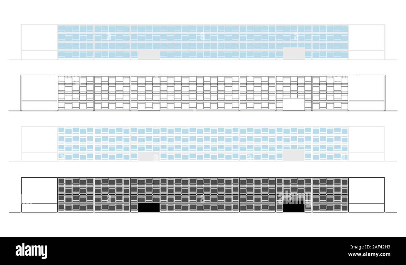 House front side view Stock Vector Images - Alamy