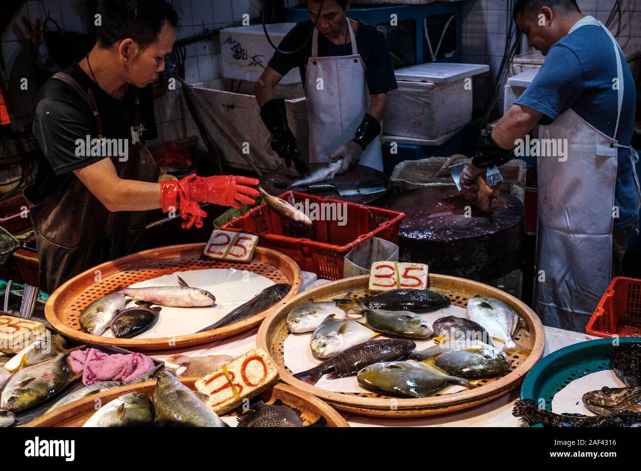 China fish market hi-res stock photography and images - Alamy