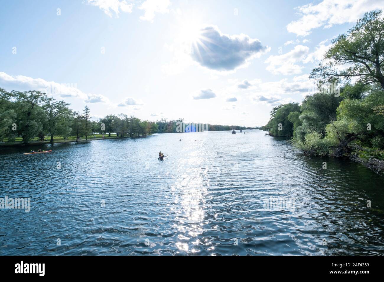 A view of Long Pond at Toronto Islands Stock Photo - Alamy