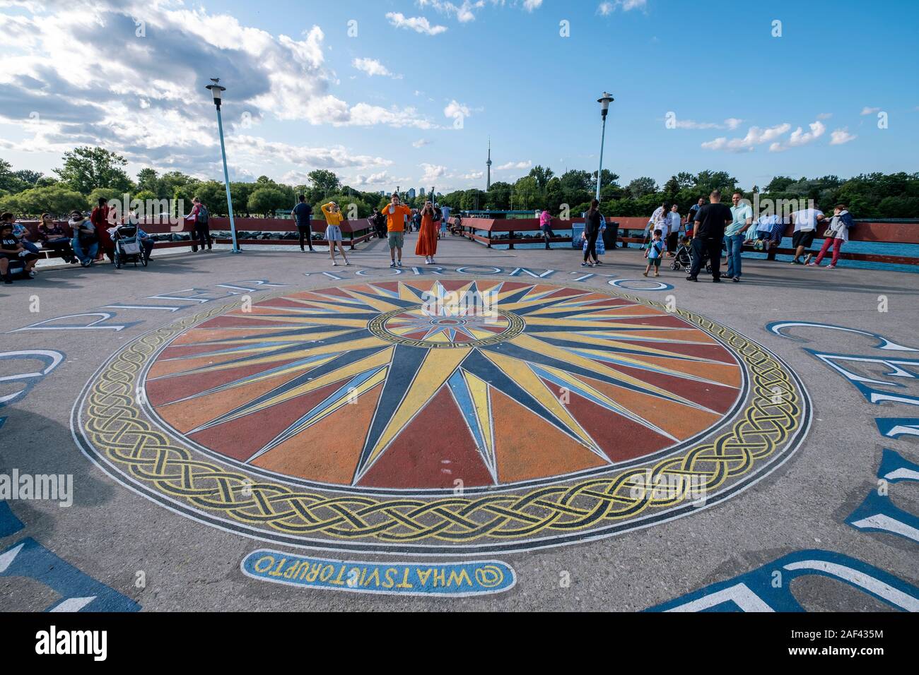 Centre Island Pier, Center Island at Toronto Islands Stock Photo - Alamy