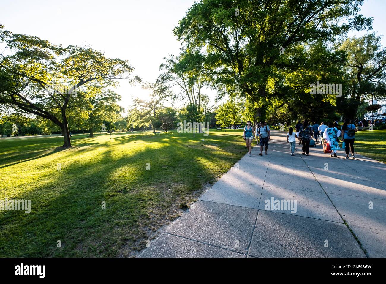 Toronto Islands Park Stock Photo - Alamy