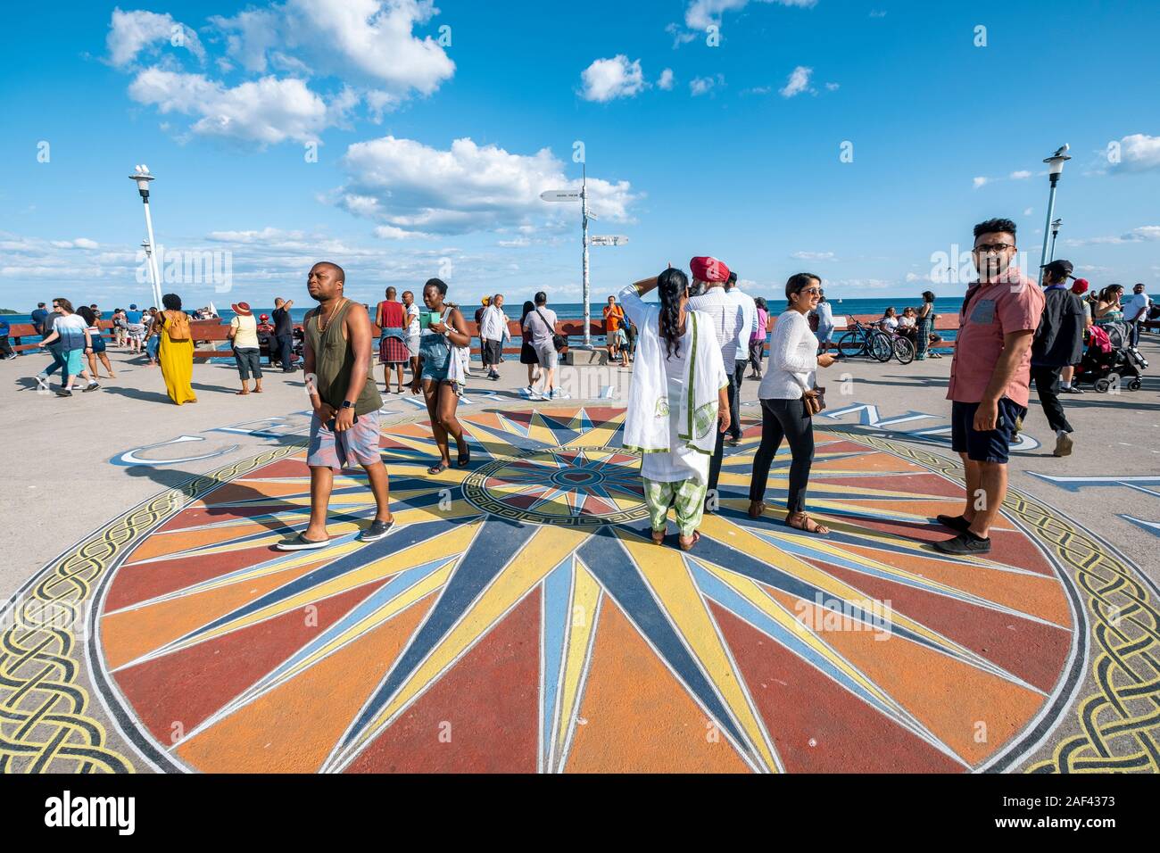 Centre Island Pier, Center Island at Toronto Islands Stock Photo - Alamy