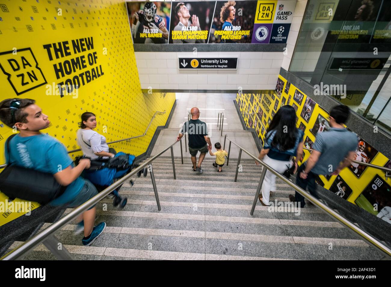 Inside toronto subway train hi-res stock photography and images - Alamy