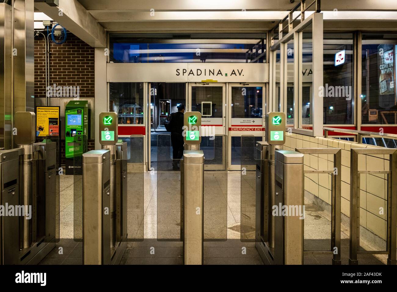 Inside toronto subway train hi-res stock photography and images - Alamy