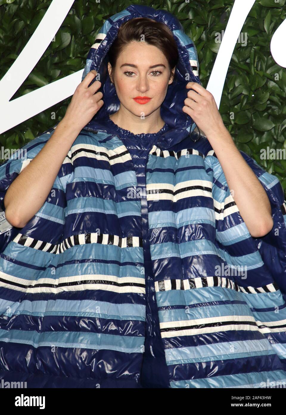 London, UK. Shailene Woodley at the Fashion Awards 2019, at Royal ...
