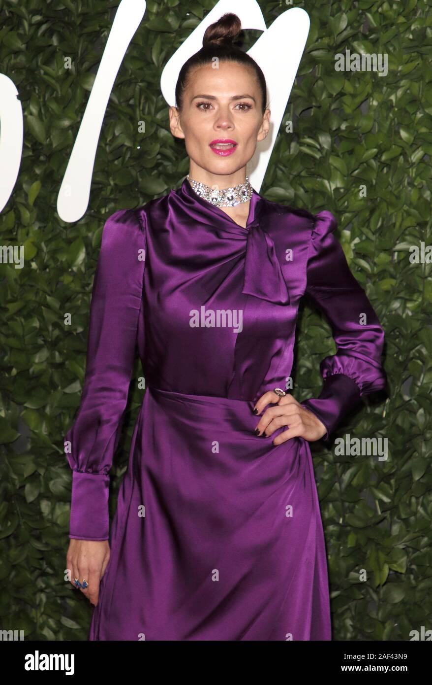 London, UK. Hayley Atwell at the Fashion Awards 2019, at Royal Albert ...