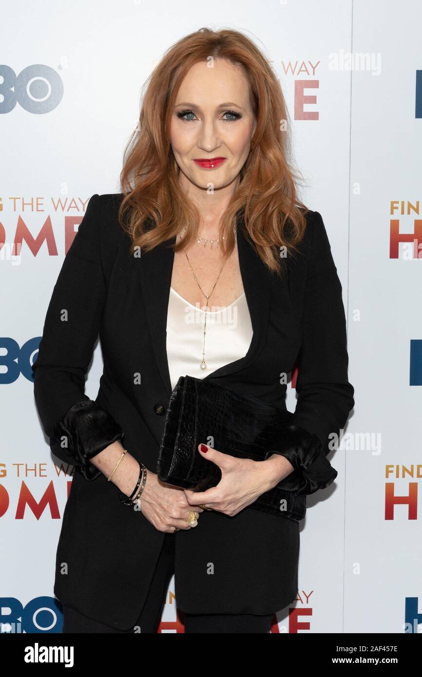 New York, NY, USA. 11th Dec, 2019. J.K. Rowling at arrivals for FINDING ...