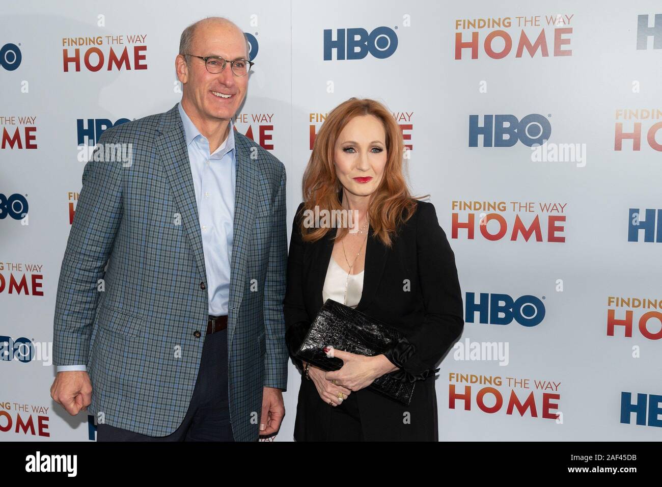 New York, NY, USA. 11th Dec, 2019. John Stankey, J.K. Rowling at ...