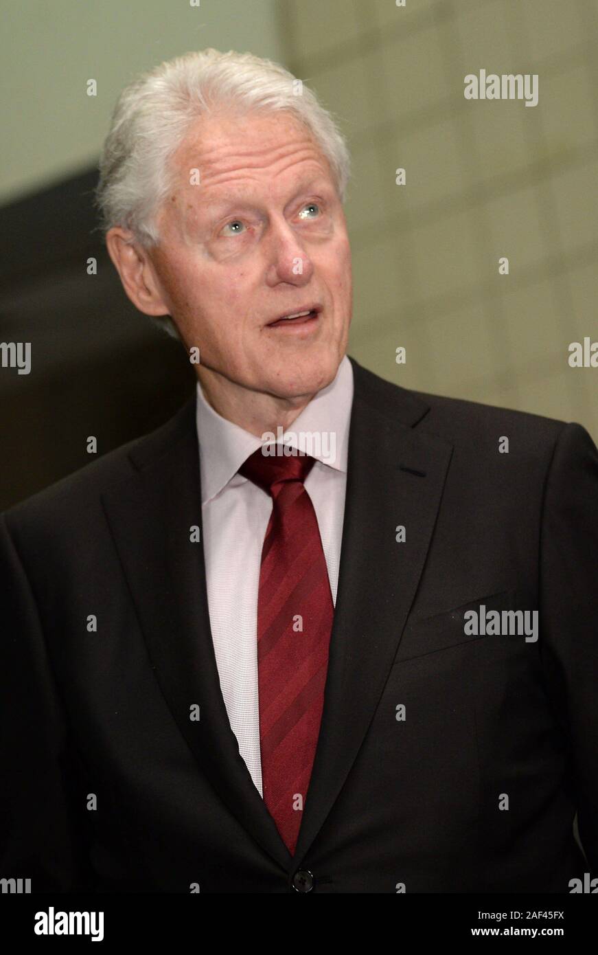 New York, NY, USA. 10th Dec, 2019. Bill Clinton at a public appearance ...