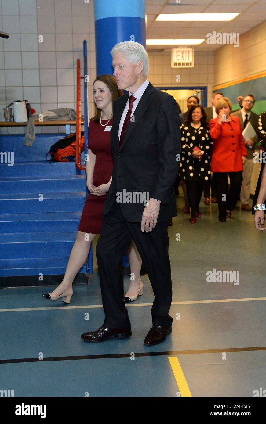 New York, NY, USA. 10th Dec, 2019. Bill Clinton at a public appearance ...