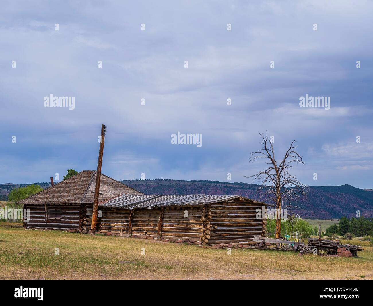 Workshop and horse barn, Swett Ranch National Historic site, Flaming ...