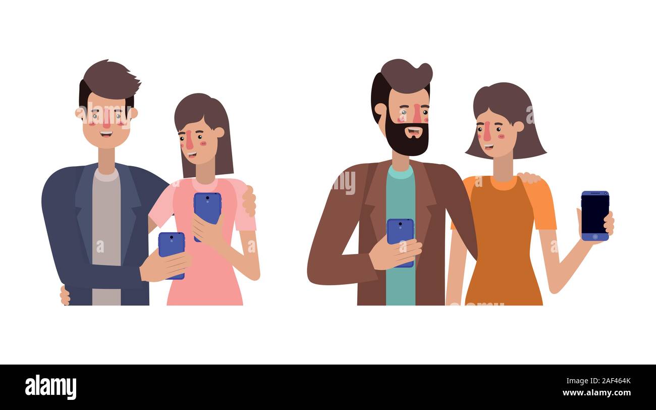 People and digital technology vector design Stock Vector Image & Art ...