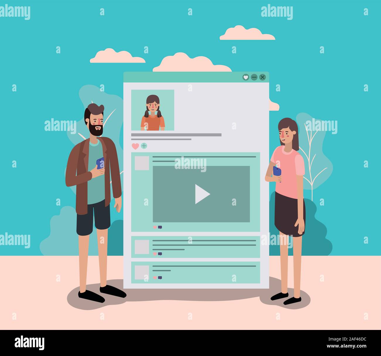 People and digital website vector design Stock Vector Image & Art - Alamy