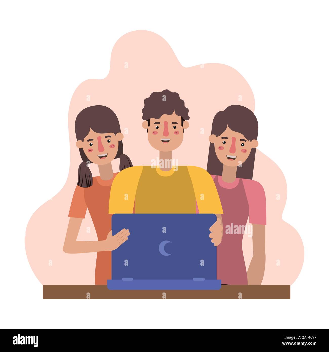 People and digital technology vector design Stock Vector Image & Art ...