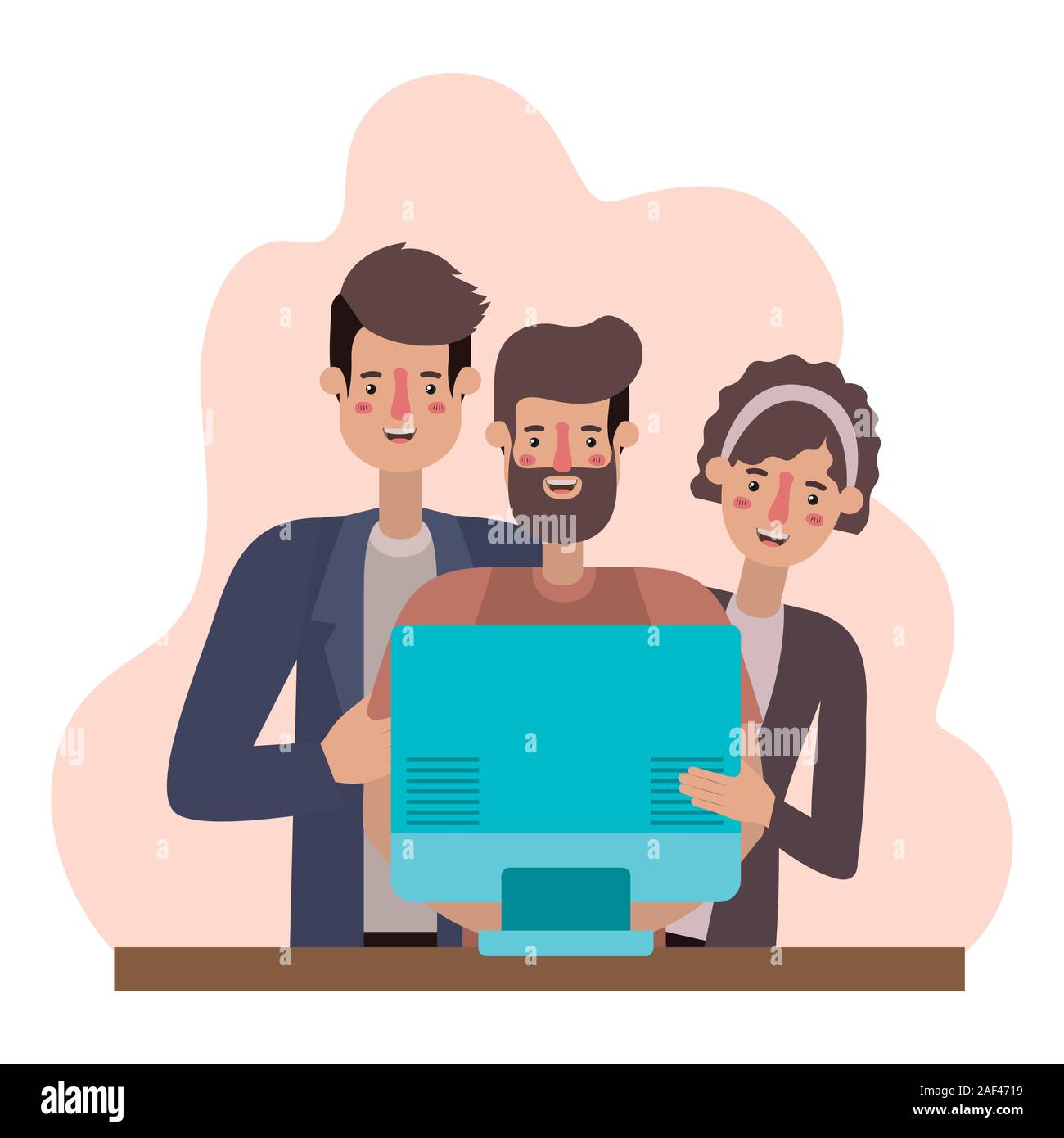 People and digital technology vector design Stock Vector Image & Art ...