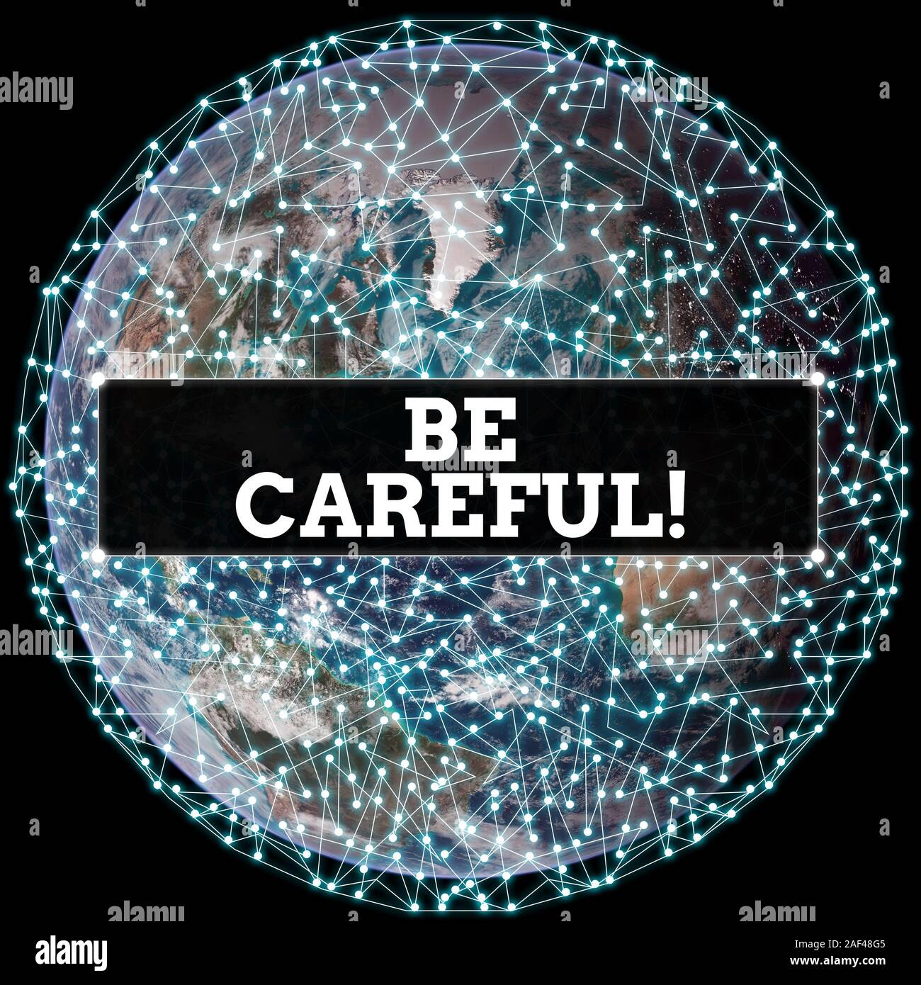 Handwriting text Be Careful. Conceptual photo making sure of avoiding ...