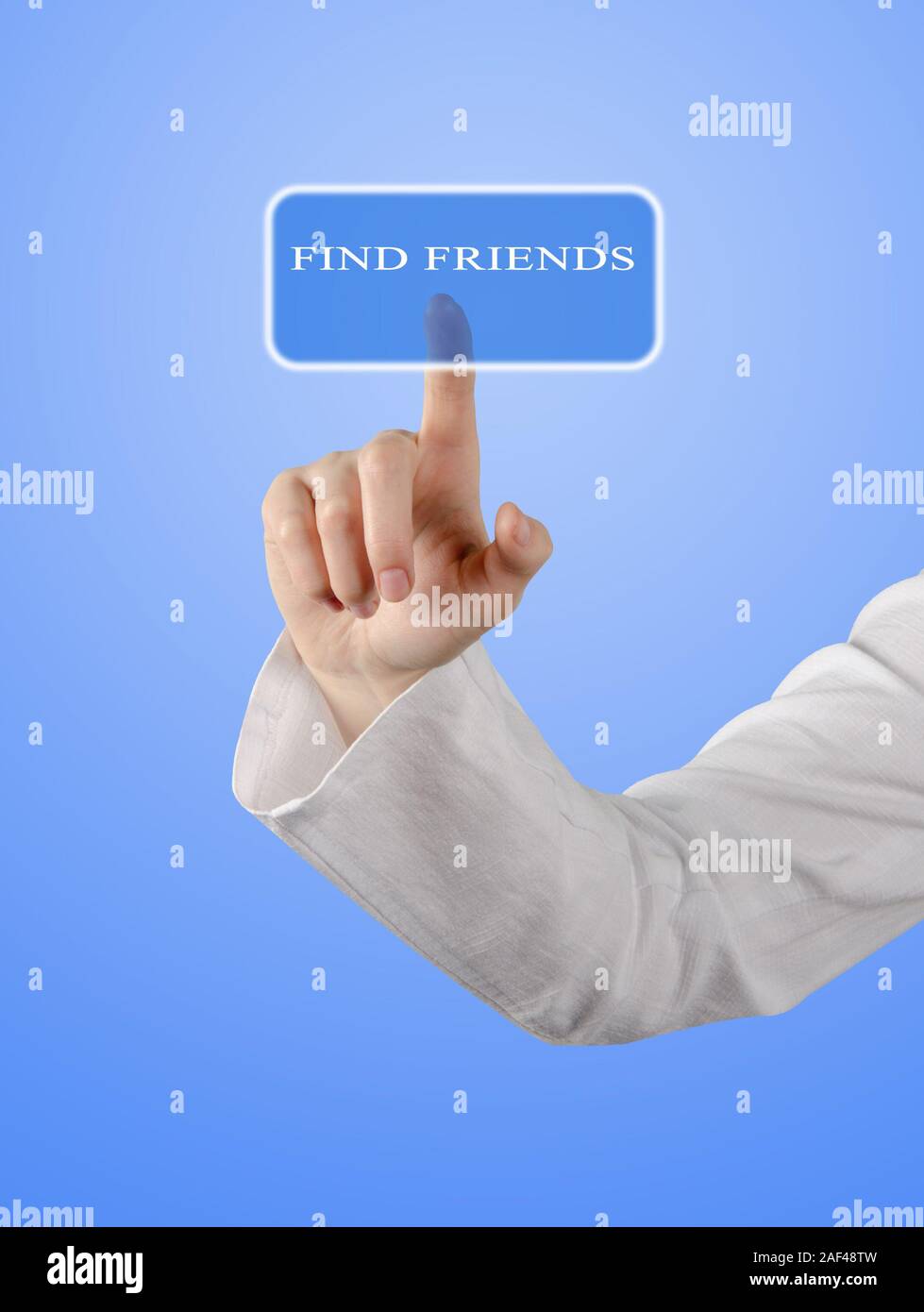 Adding friend hi-res stock photography and images - Alamy