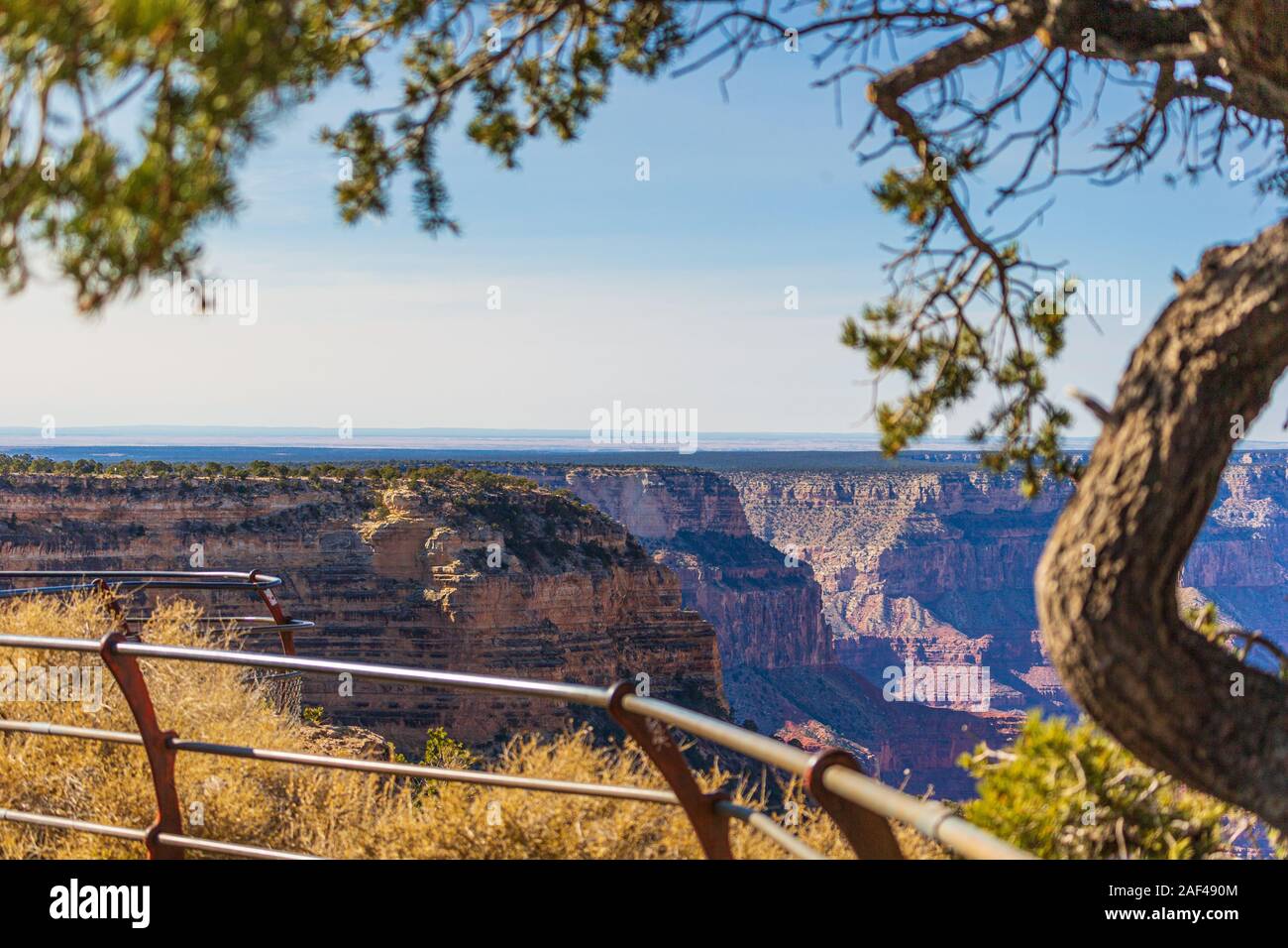 Lookout Grand Canyon South Rim Stock Photo - Alamy