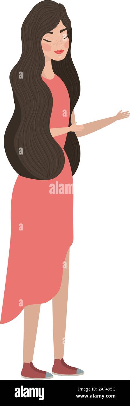 Woman cartoon drawing vector design Stock Vector Image & Art - Alamy