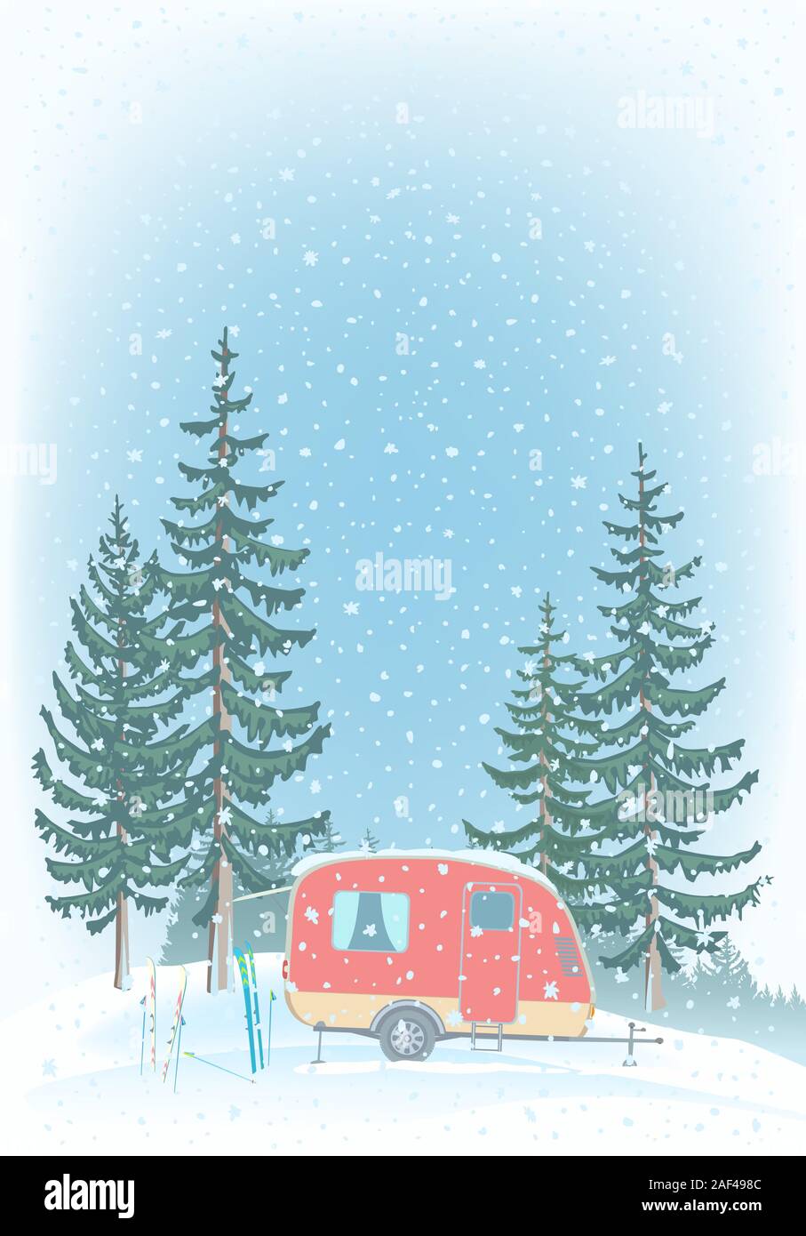 Snow drift in winter Stock Vector Images - Alamy