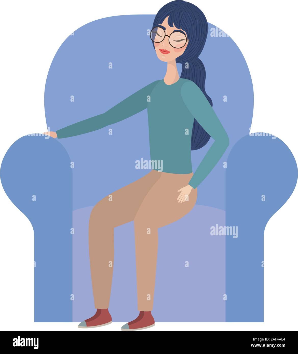Woman cartoon drawing vector design Stock Vector Image & Art - Alamy