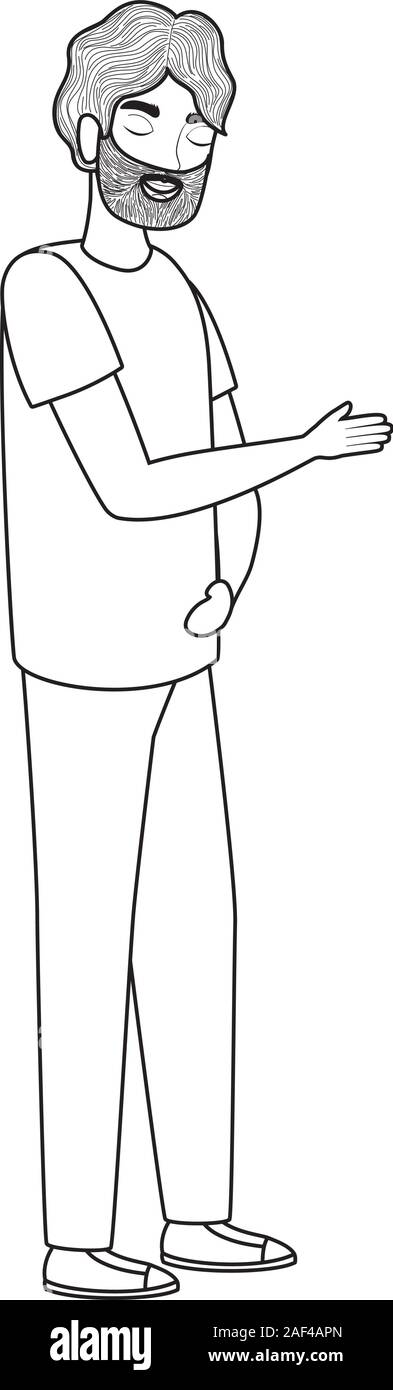 Man cartoon drawing vector design Stock Vector Image & Art - Alamy