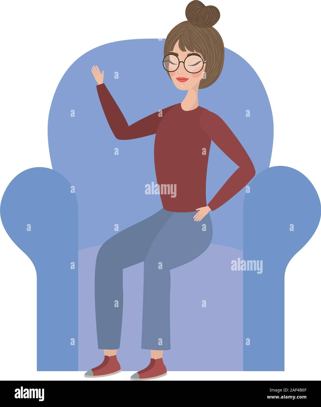 Woman cartoon drawing vector design Stock Vector Image & Art - Alamy