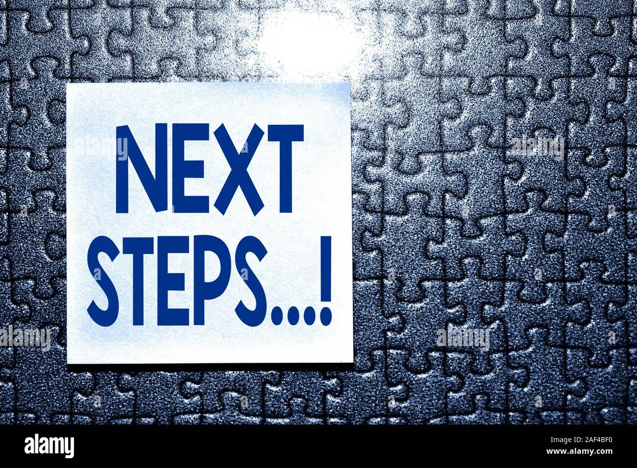 Handwriting text Next Steps. Conceptual photo something you do after ...